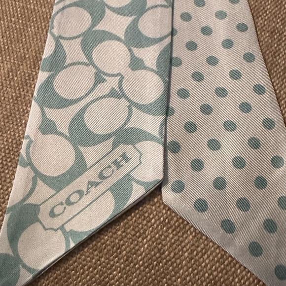 Coach | Accessories | Authentic New Coach Teal Signature Patterned ...